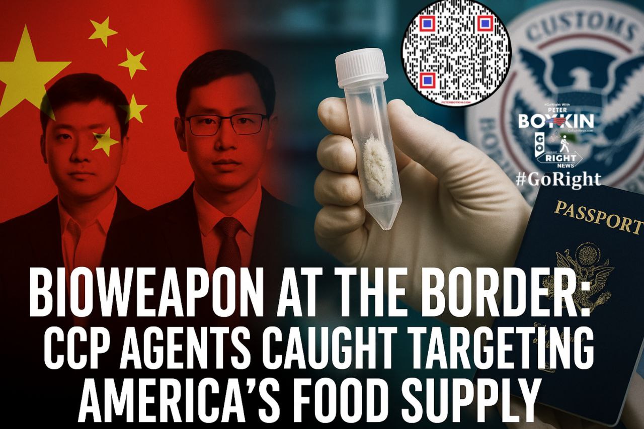 Chinese Nationals Caught Smuggling Bioweapons into the U.S. - Peter ...