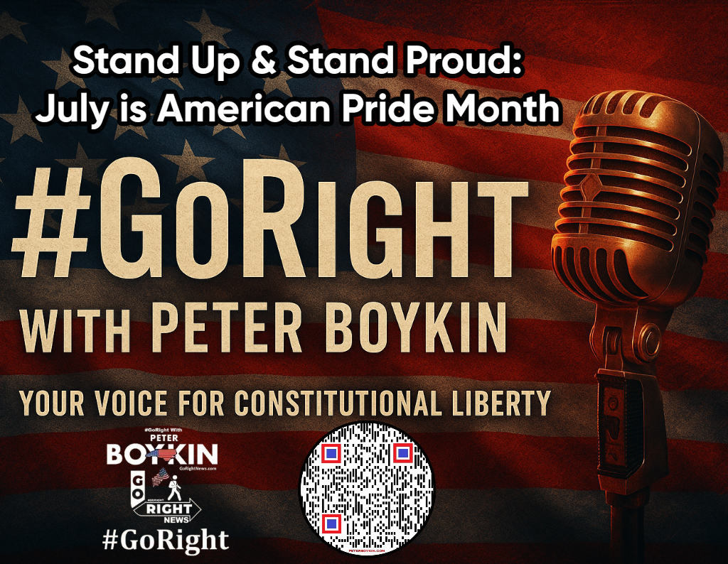 Stand Up & Stand Proud: July is American Pride Month - Peter Boykin For ...